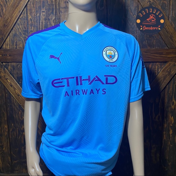 Puma | Shirts | Puma Manchester City Fc Authentic Home Soccer Jersey Xl ...